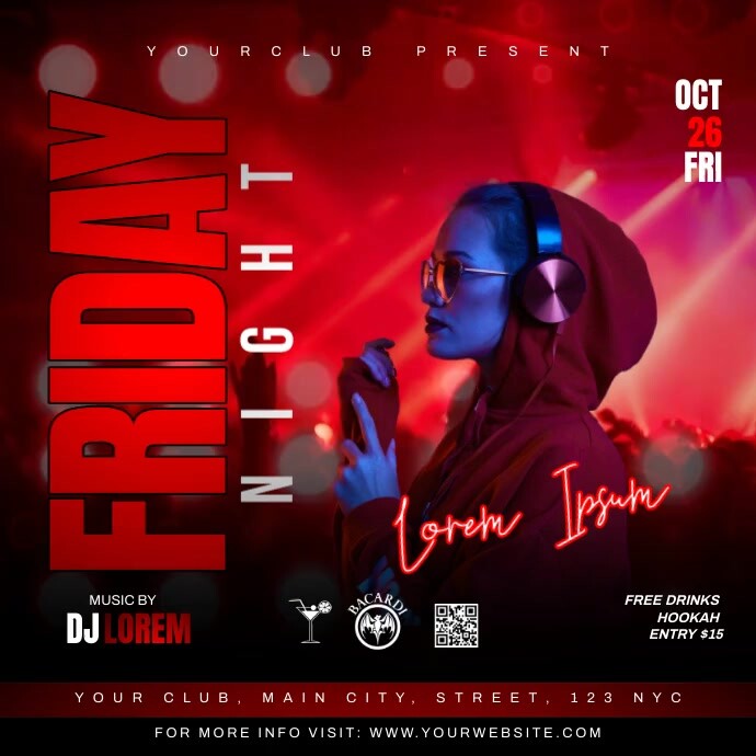 Copy of PARTY VIDEO.R | PosterMyWall