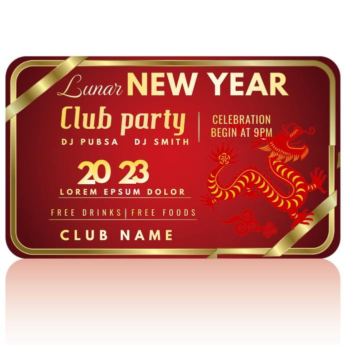 party visit card Template | PosterMyWall