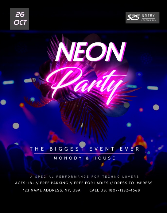 PARTY WALLBOARD.C Template | PosterMyWall