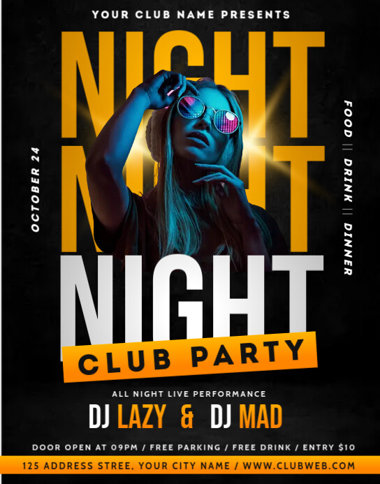 PARTY WALLBOARD.C Template | PosterMyWall