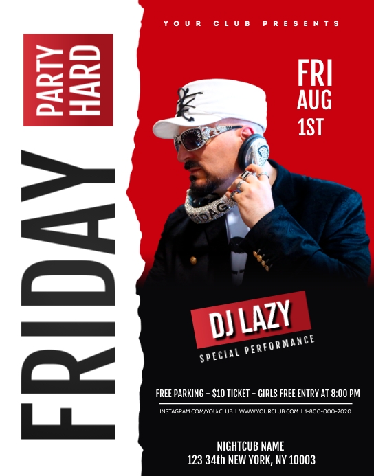 PARTY WALLBOARD.C Template | PosterMyWall