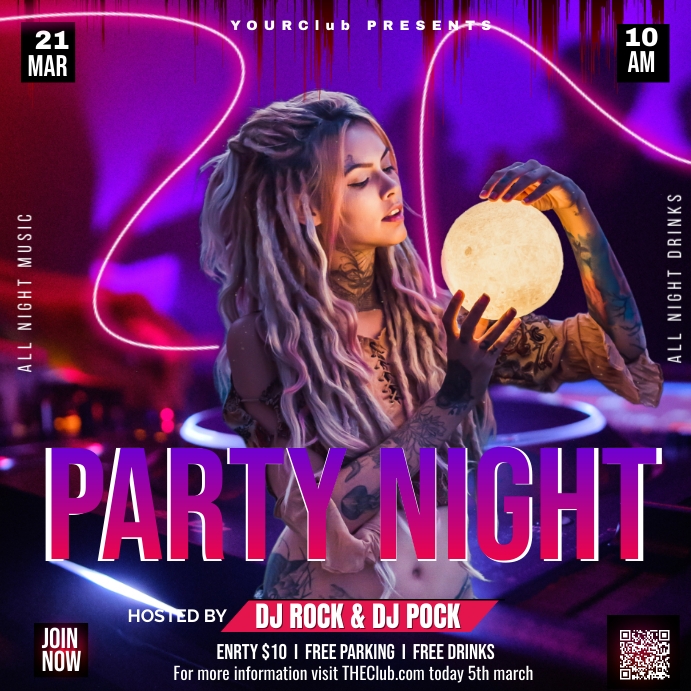 partynight Template | PosterMyWall