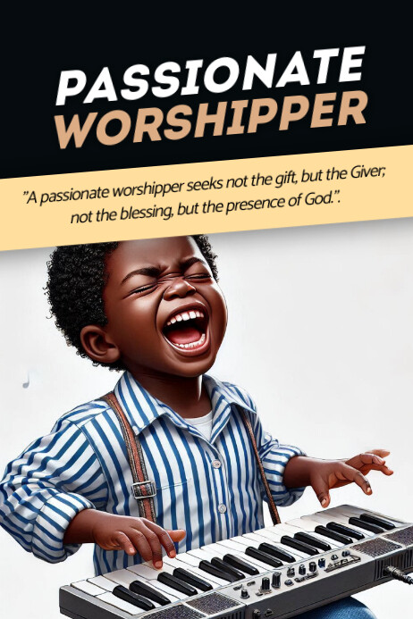 Passionate worshipper Template | PosterMyWall