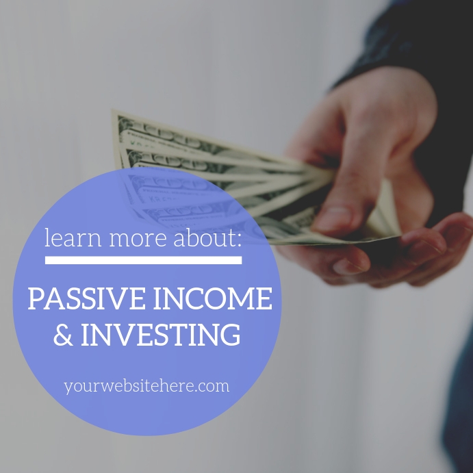Passive Income Instagram Post | PosterMyWall