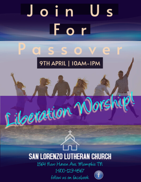 Copy of passover, passover seder, easter, church, wor | PosterMyWall