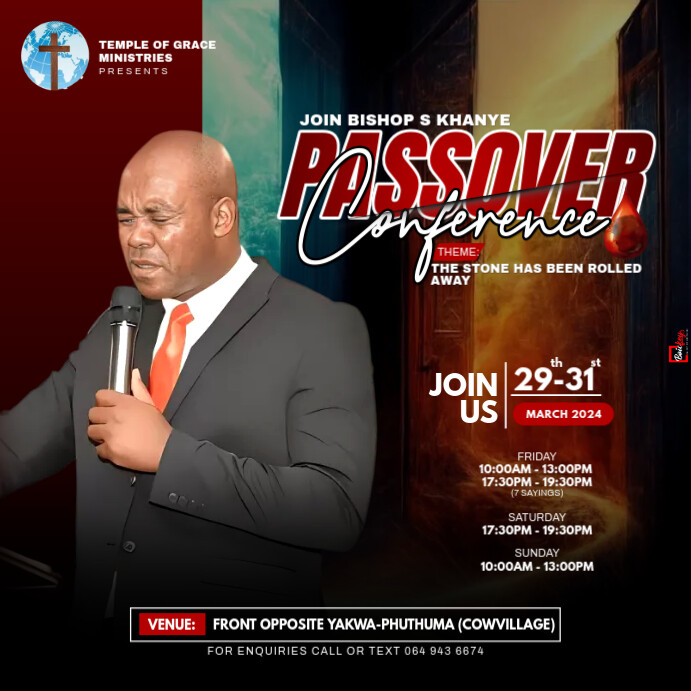 Copy of PASSOVER CONFERENCE | PosterMyWall