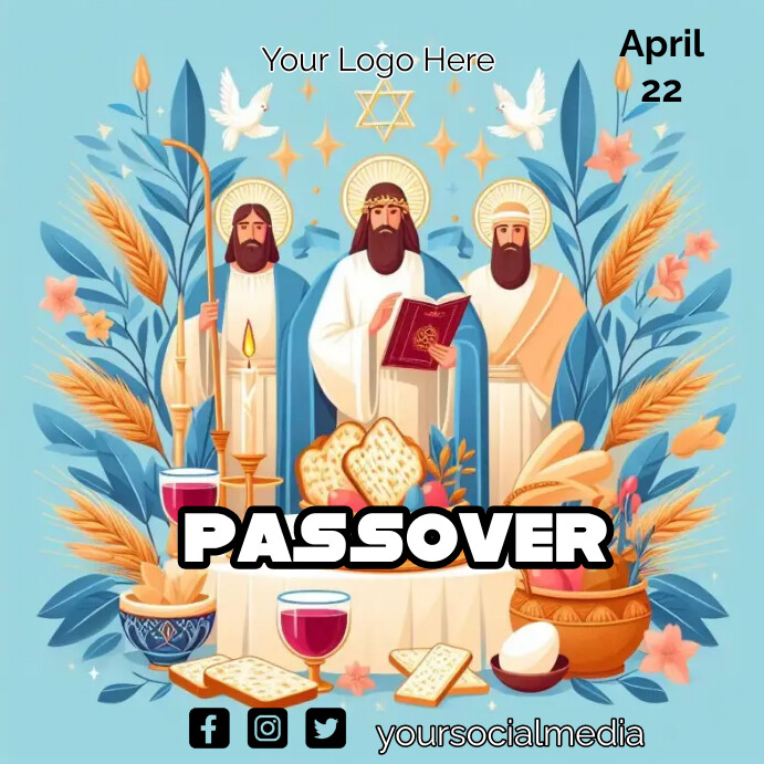 Passover Day Poster Template | PosterMyWall