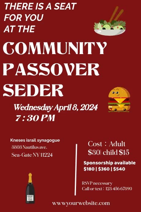 Passover Template | PosterMyWall