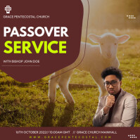 passover service Template | PosterMyWall