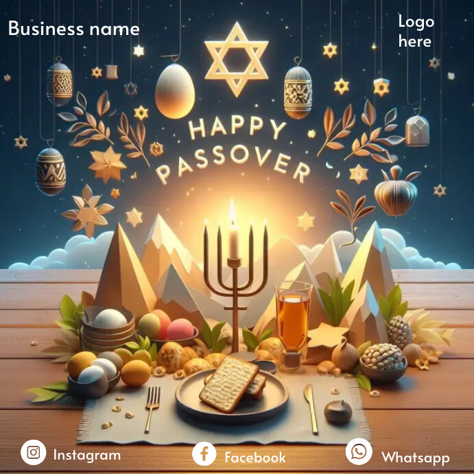Passover Template | PosterMyWall