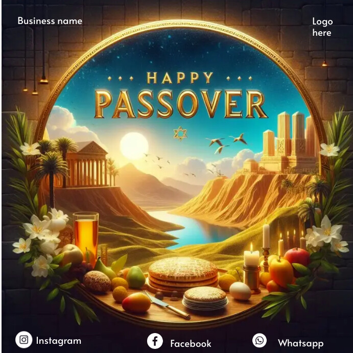 Passover Template | PosterMyWall