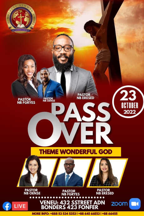 passover Template | PosterMyWall