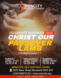 Passover flyers Template | PosterMyWall