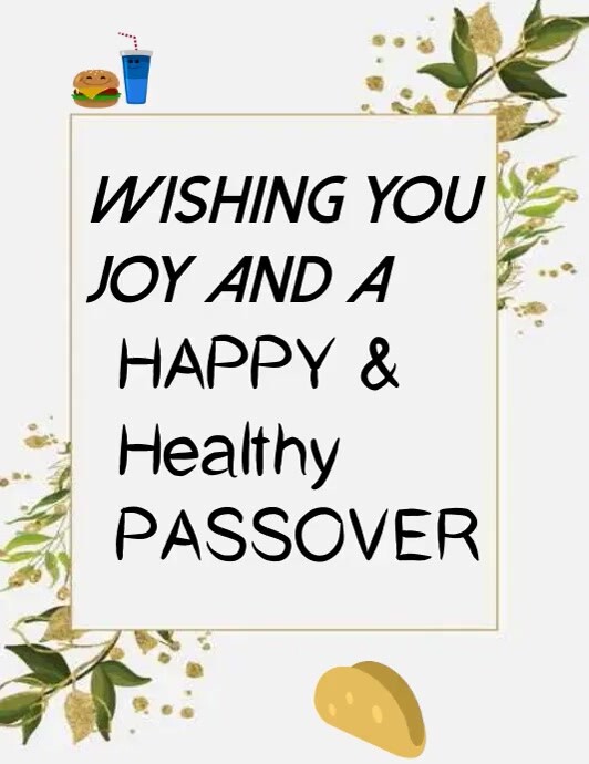 Passover greeting card Template | PosterMyWall