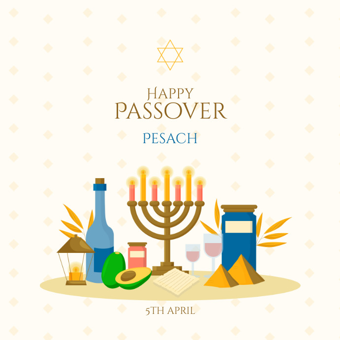 Passover Instagram Post Template | PosterMyWall