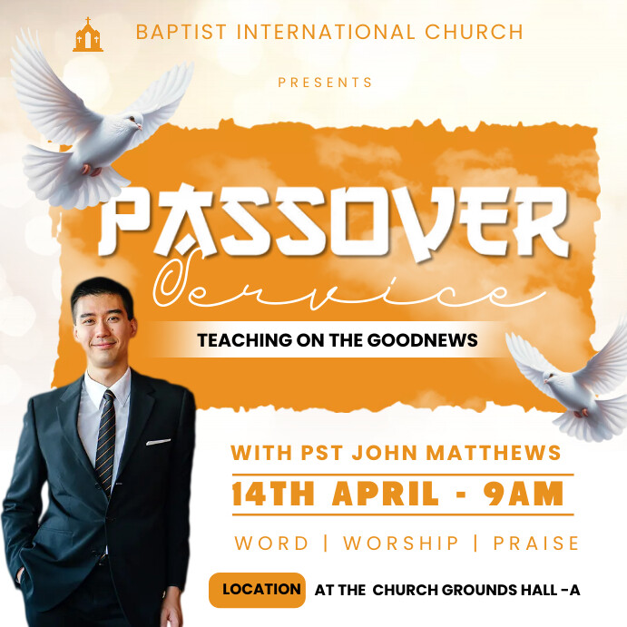 Plantilla de Passover Poster | PosterMyWall