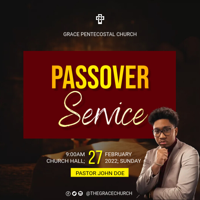 Copy of Passover sunday | PosterMyWall