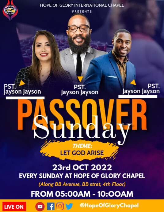 Minggu Paskah Templat | PosterMyWall