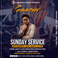 passover sunday service Template | PosterMyWall