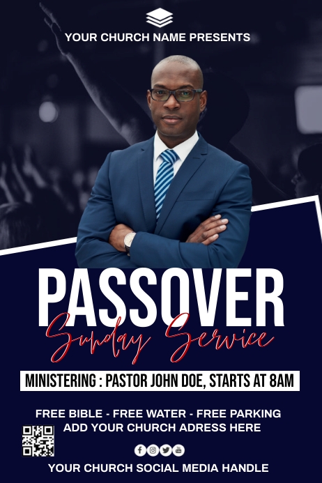 passover sunday service Template | PosterMyWall