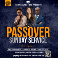 passover sunday service Template | PosterMyWall
