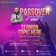 passover sunday service Template | PosterMyWall