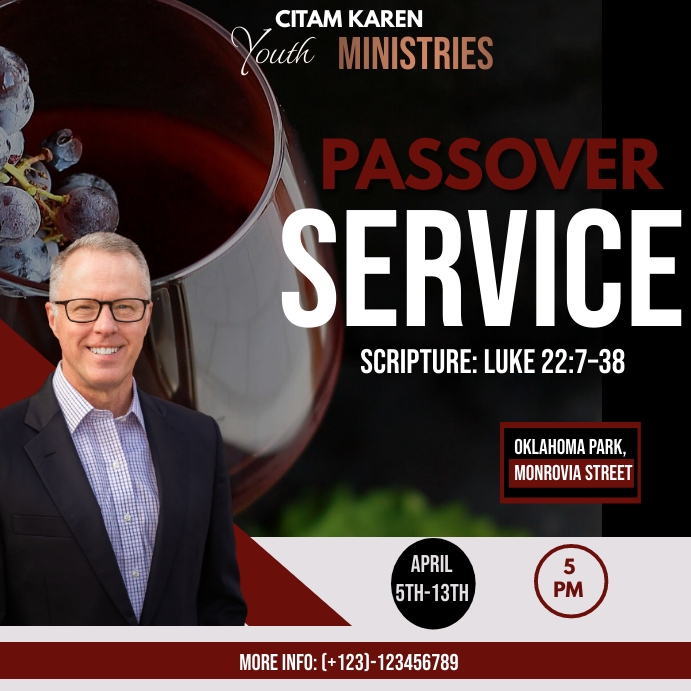 Passover Template | PosterMyWall