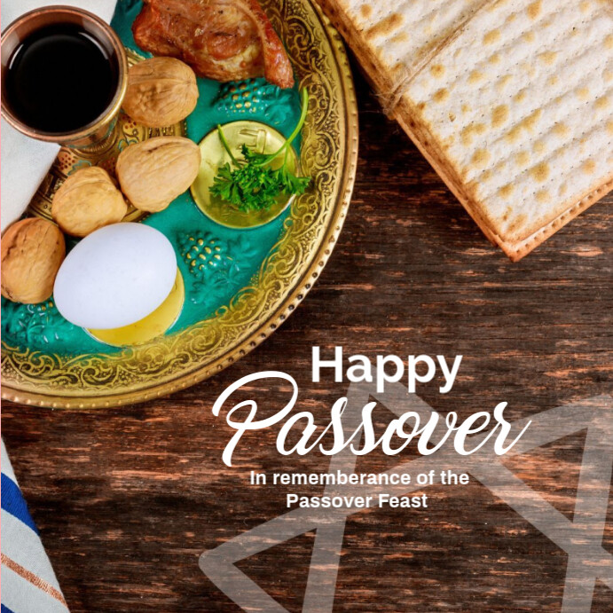 Passover template design | PosterMyWall