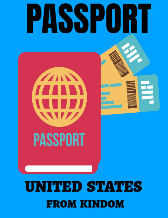 PASSPORT FLYER Template | PosterMyWall