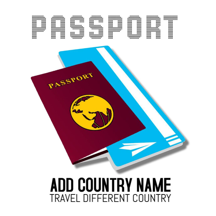 passport logo Templat | PosterMyWall