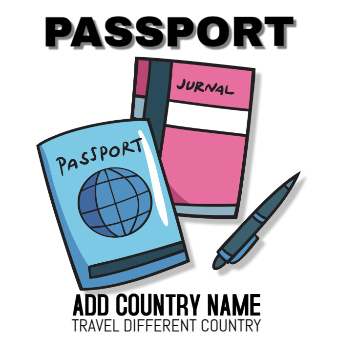 passport logo Template | PosterMyWall