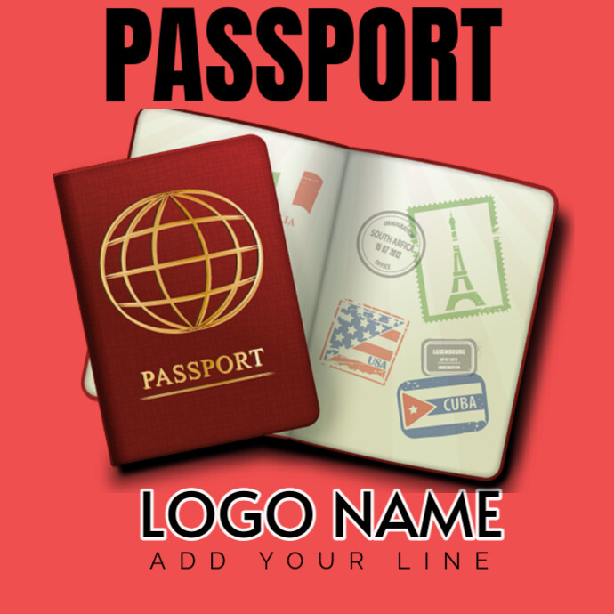 PASSPORT LOGO Template | PosterMyWall