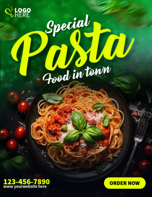 Copy of Pasta Ads | PosterMyWall