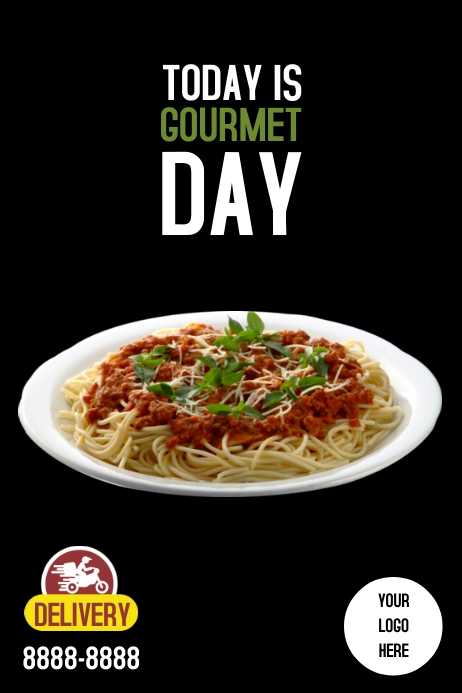 Pasta Template | PosterMyWall