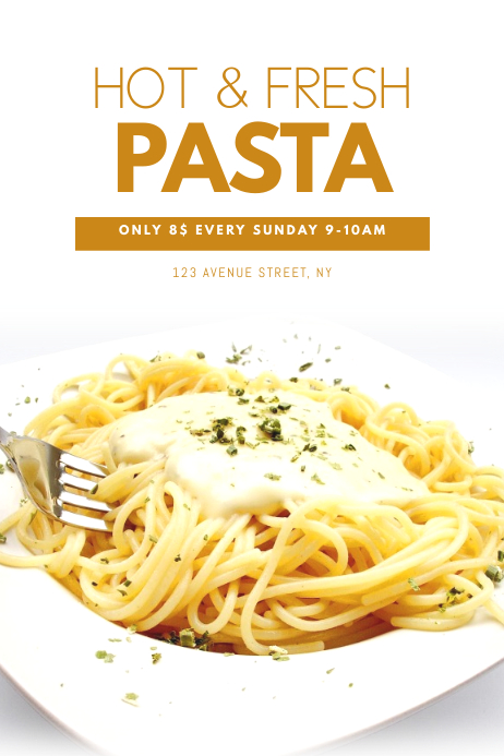 pasta Offer Flyer Design Template | PosterMyWall