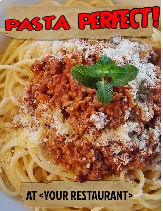 Pasta perfect | PosterMyWall