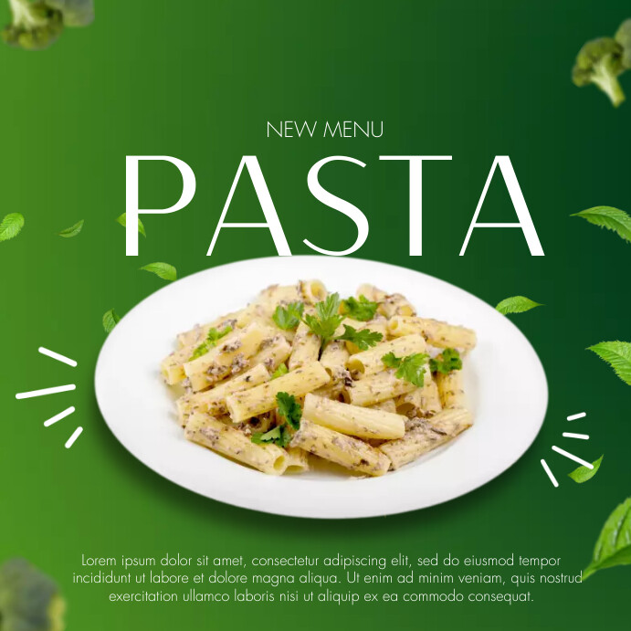 Copy of PASTA RESTAURANT FLYERS | PosterMyWall