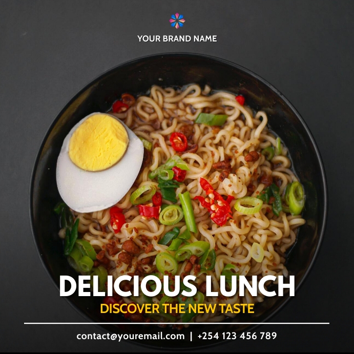 pasta rice food menu restaurant sale flyer Template | PosterMyWall