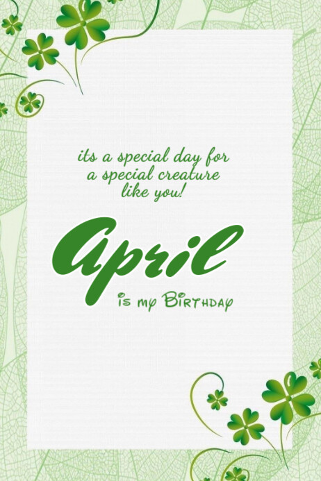 Pastel April Birthdays Banner 4' × 6' Template | PosterMyWall