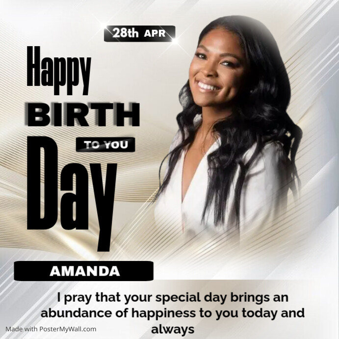 Pastel Birthday Design Square (1:1) Template | PosterMyWall