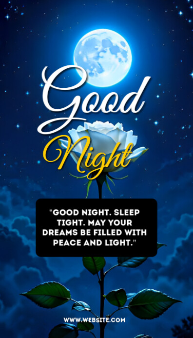 Modèle Pastel Blue Background Joyful Good Night Business Card ...