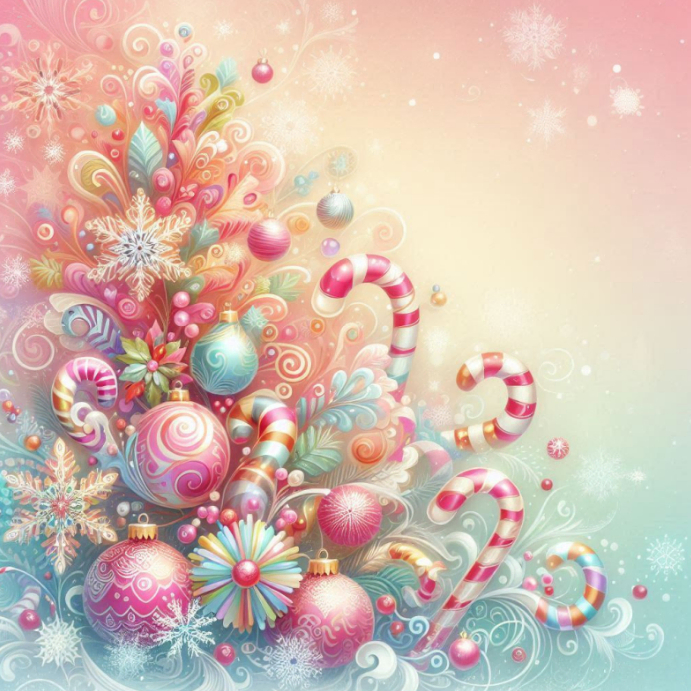 Pastel Christmas Background Design Template | PosterMyWall