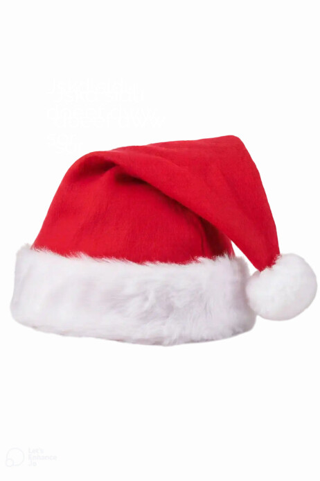 Copy of Pastel Christmas Santa's Hat On Red And White Design Poster ...