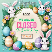 Easter closed template | PosterMyWall