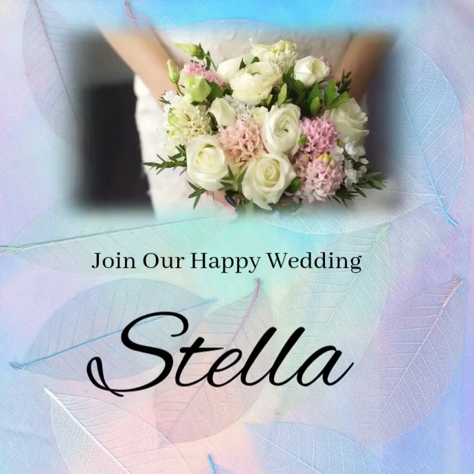 PASTEL COLOR WEDDING INVITATION Template | PosterMyWall