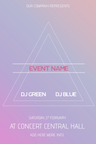 Pastel Party Flyer Template | PosterMyWall