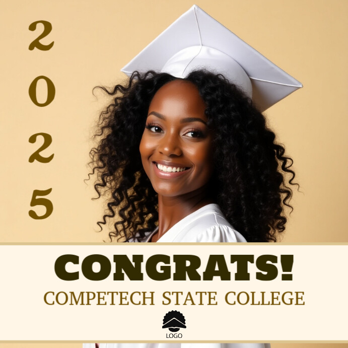 Copy of Pastel Congrats Class Of 2025 Invitation Invite Card Banner ...