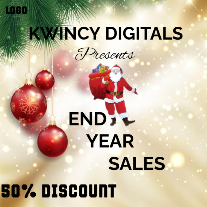 Pastel End Of Year Sales Instagram Post Template | PosterMyWall
