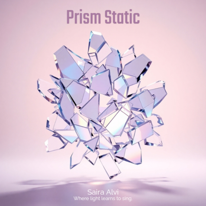 Plantilla de Pastel Experimental Electronic Album Cover — Iridescent ...