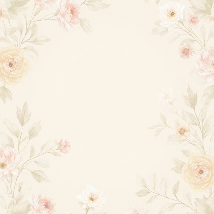 Pastel Floral Seamless Pattern Soft Botanical Elements Repeating Design ...